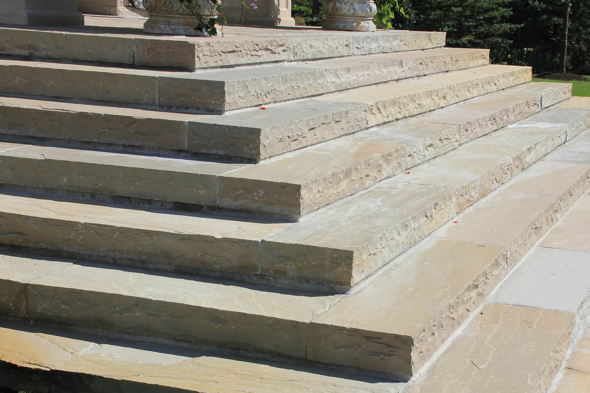 Banas Stones® Sandstone Steps - 6" Thick, 16" Depth - Ontario, Canada ...