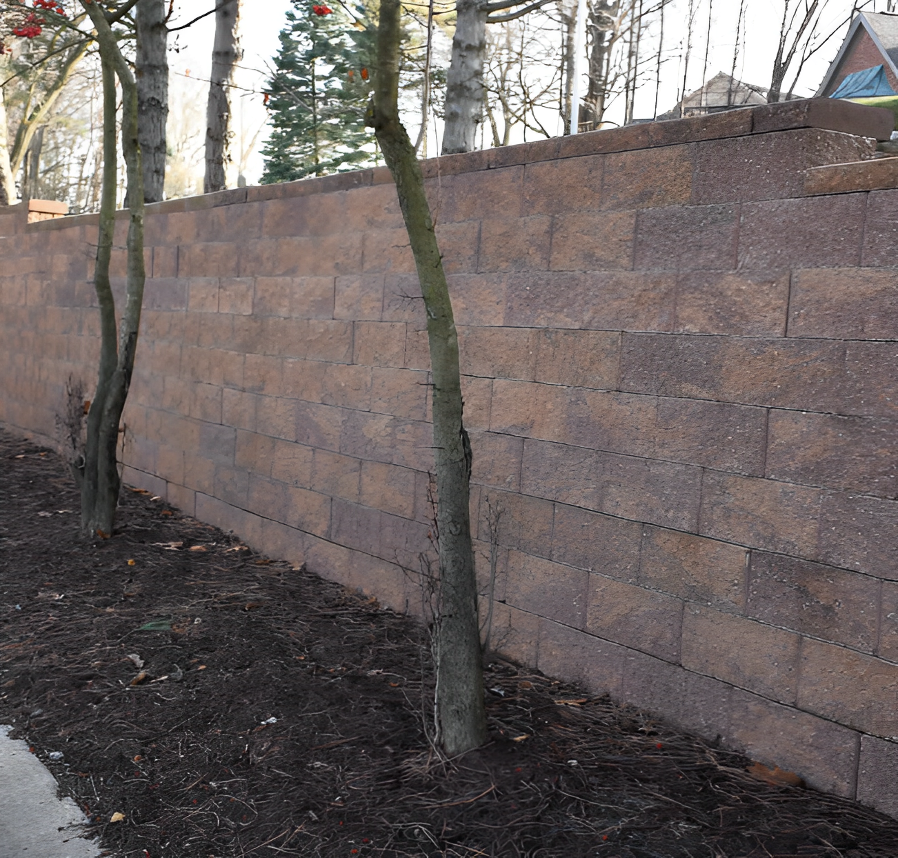 Keystone® Compac Retaining Walls - Straight Face Split - Michigan ...